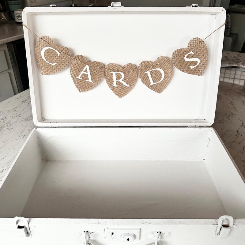 Suitcase Card Box - Etsy