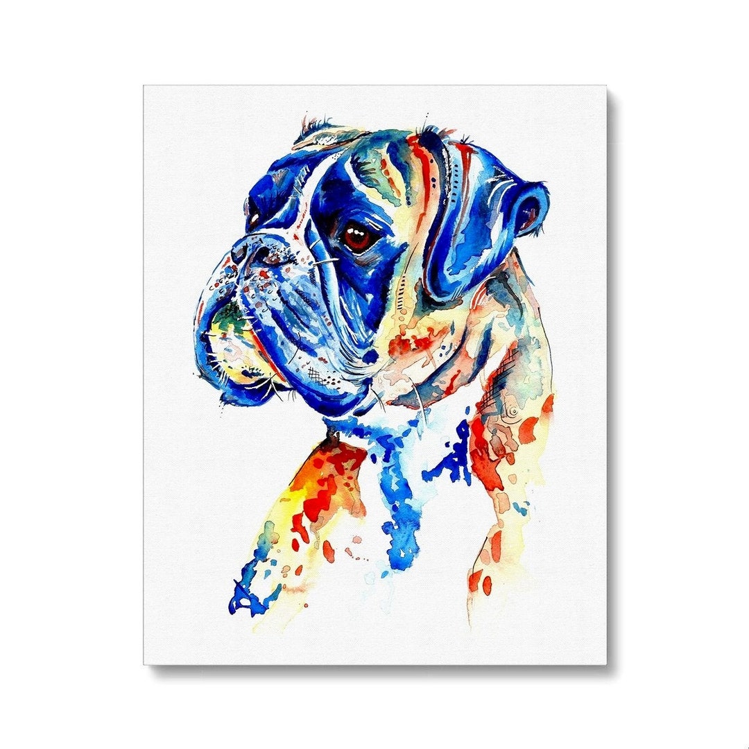 Boxer Dog Canvas Gallery Wraps, Boxer Dog Portrait Gifts. Boxer Dog Mom ...
