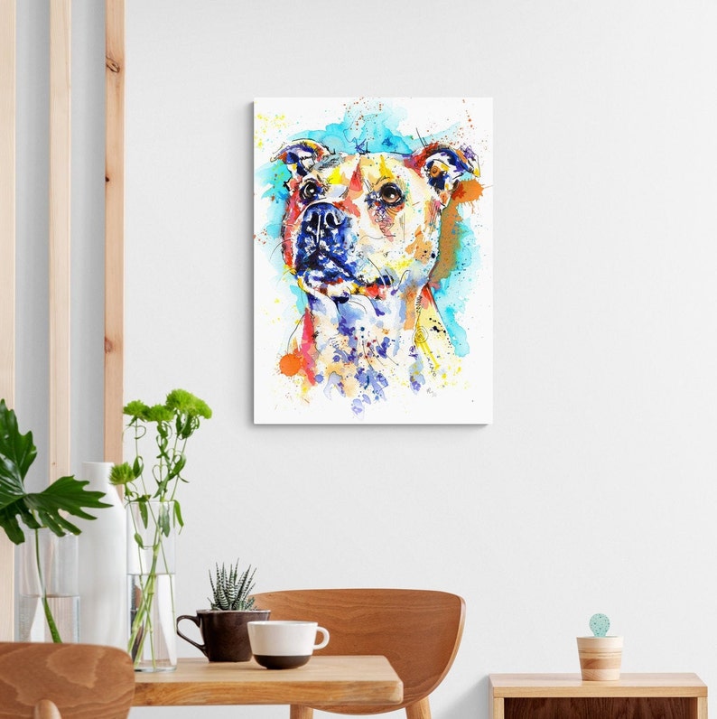 Staffordshire Bull Terrier Art Print Staffy Art Print | Etsy