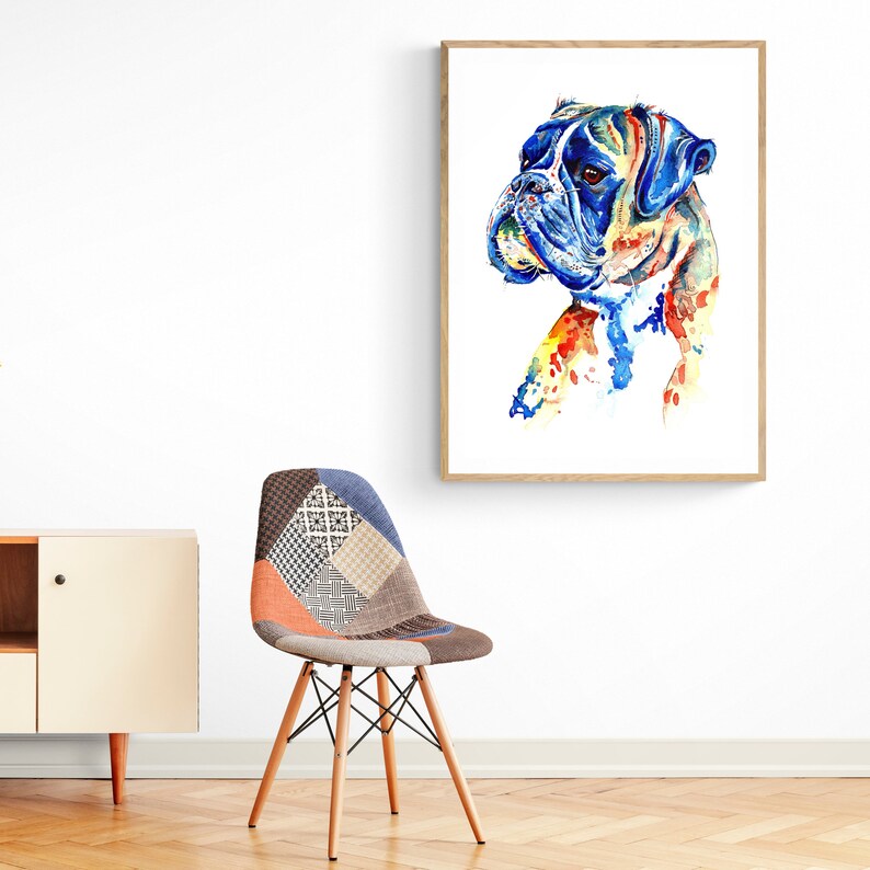 Boxer Dog Painting Art Print Poster Artwork. Print of - Etsy