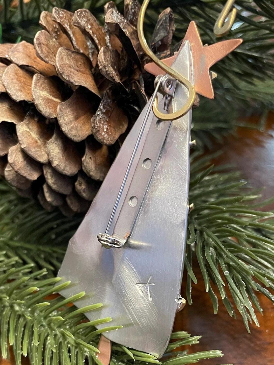 Squiggle Tree Pin/ornament - Etsy