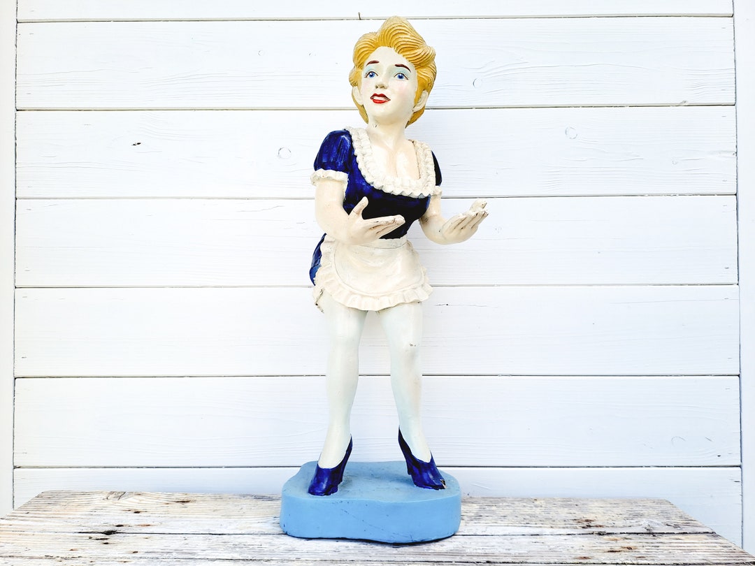 Rare Vintage Pin-up 50's Waitress • Vintage Advertising Object • Pinup ...