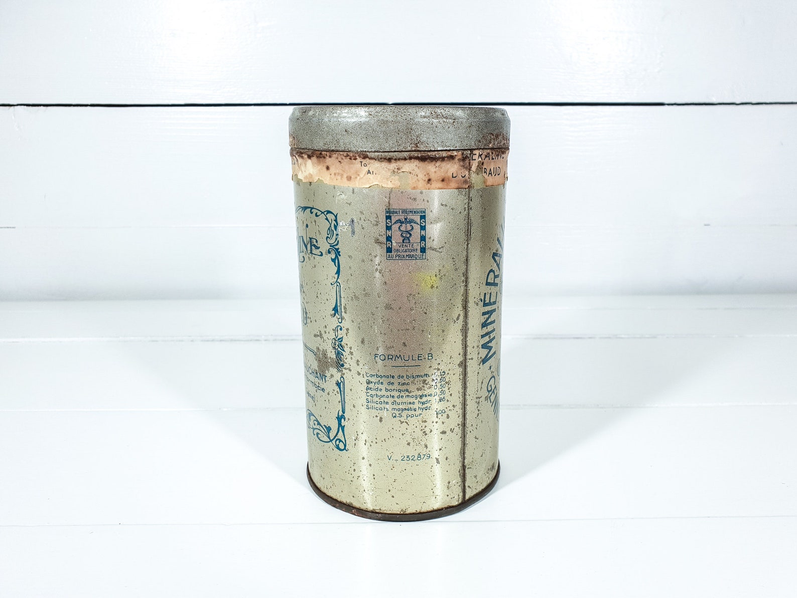 Vintage French Talc Powder Tin Minéraline Du Dr. C. Baud Old - Etsy