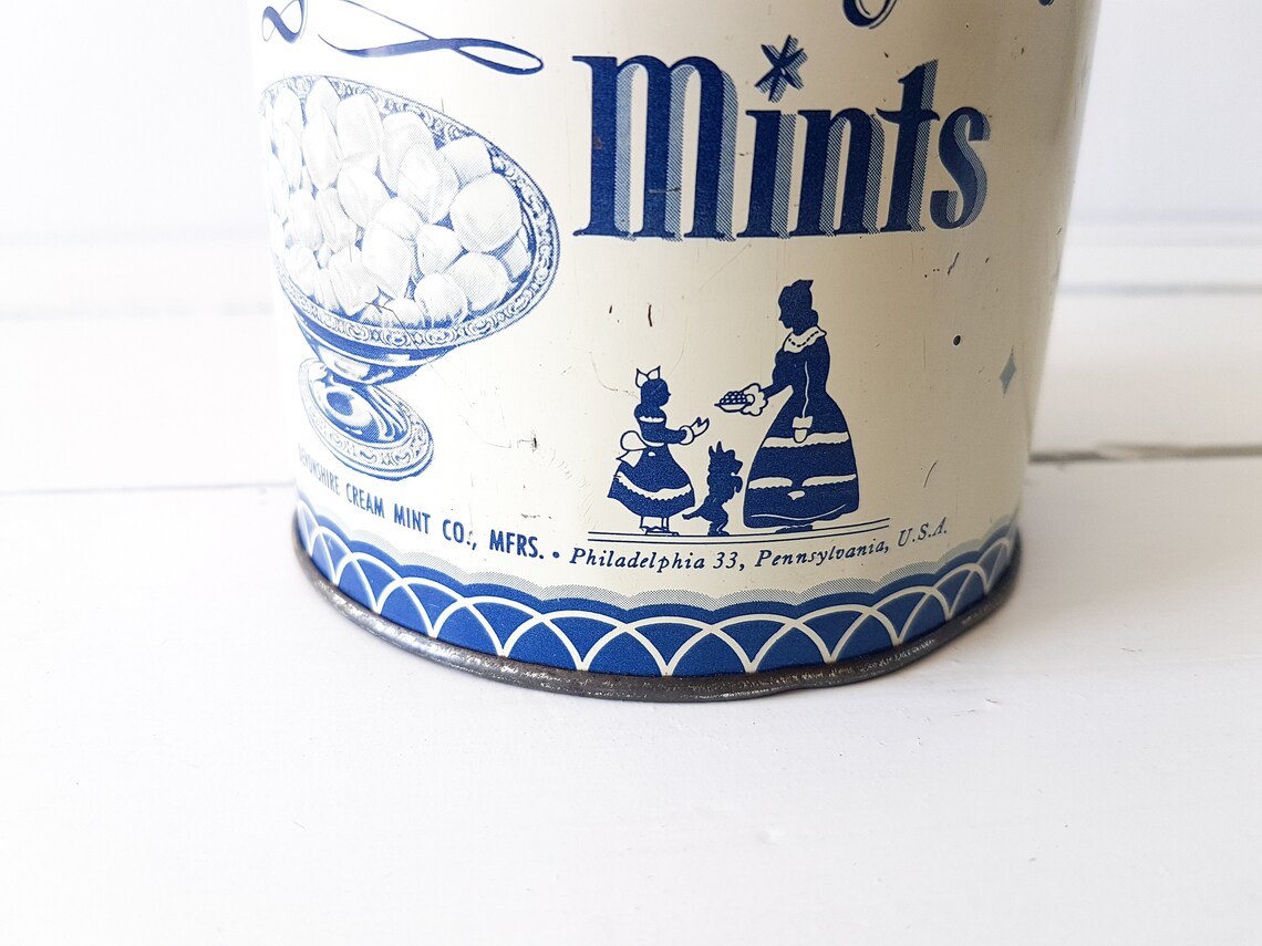 Vintage Americana tin 'Mints' old collectible tin | Etsy