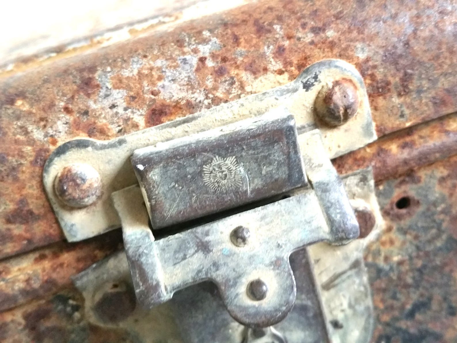 Awesome Old Rustic Metal Box | Etsy