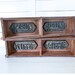 Vintage Wooden Double Brick Mould King Rustic Wood Stone - Etsy