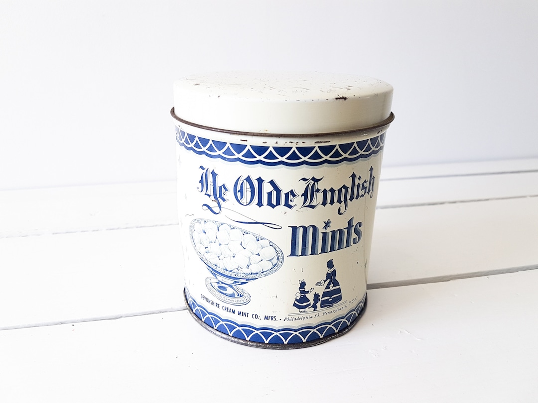 Vintage Americana Tin 'mints' * Old Collectible Tin * Farmhouse ...