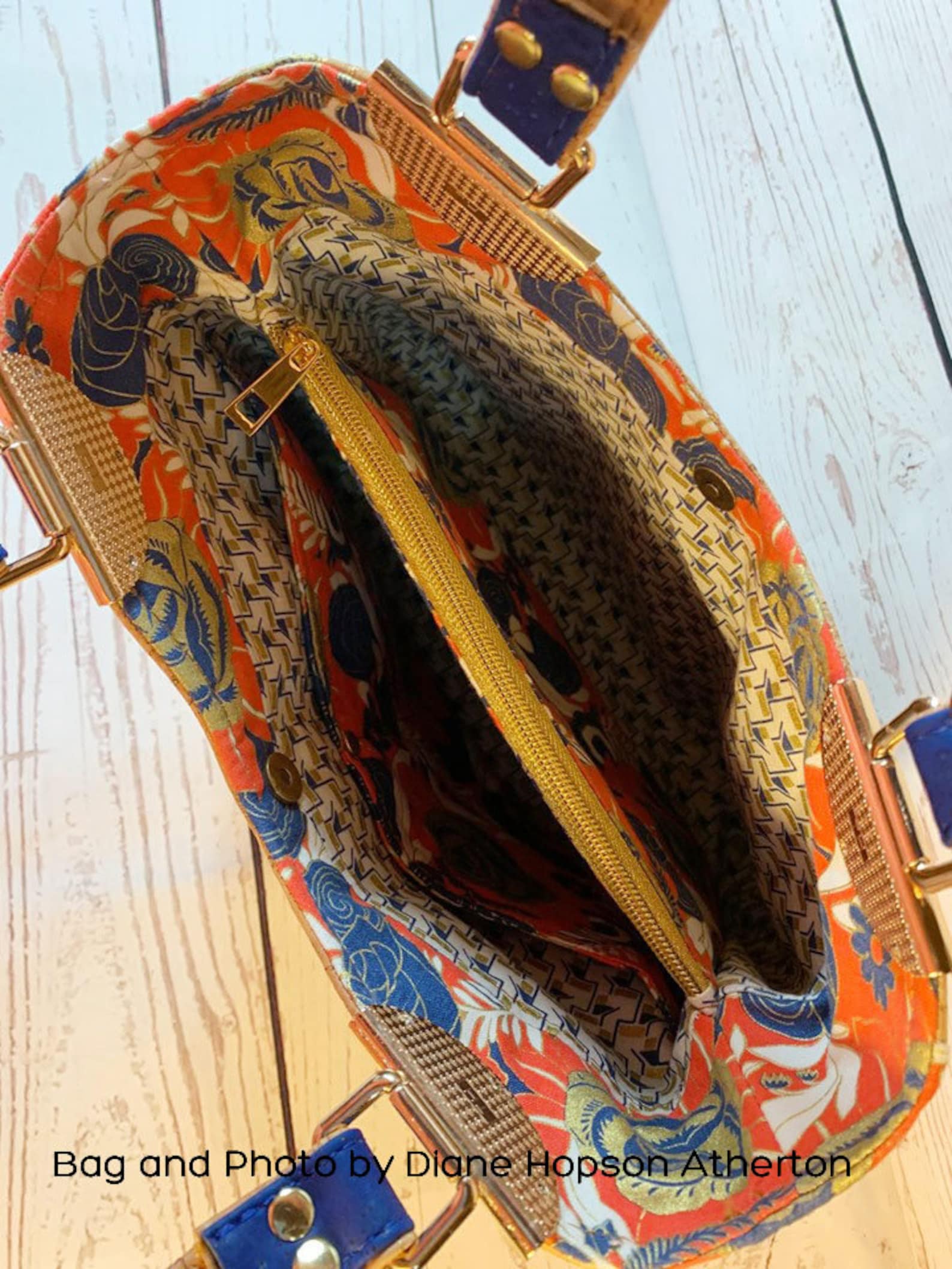 Emilina Handbag With Internal Zipper Pocket Divider PDF - Etsy