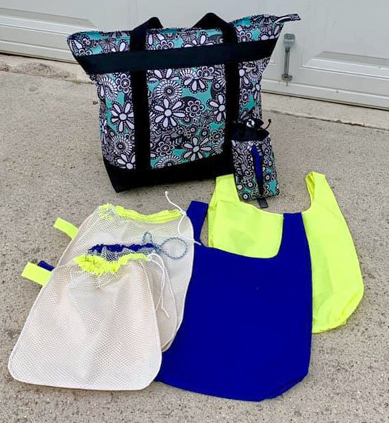 The Go Green Trio Bundle Thermal Grocery Tote Grocery Bags | Etsy