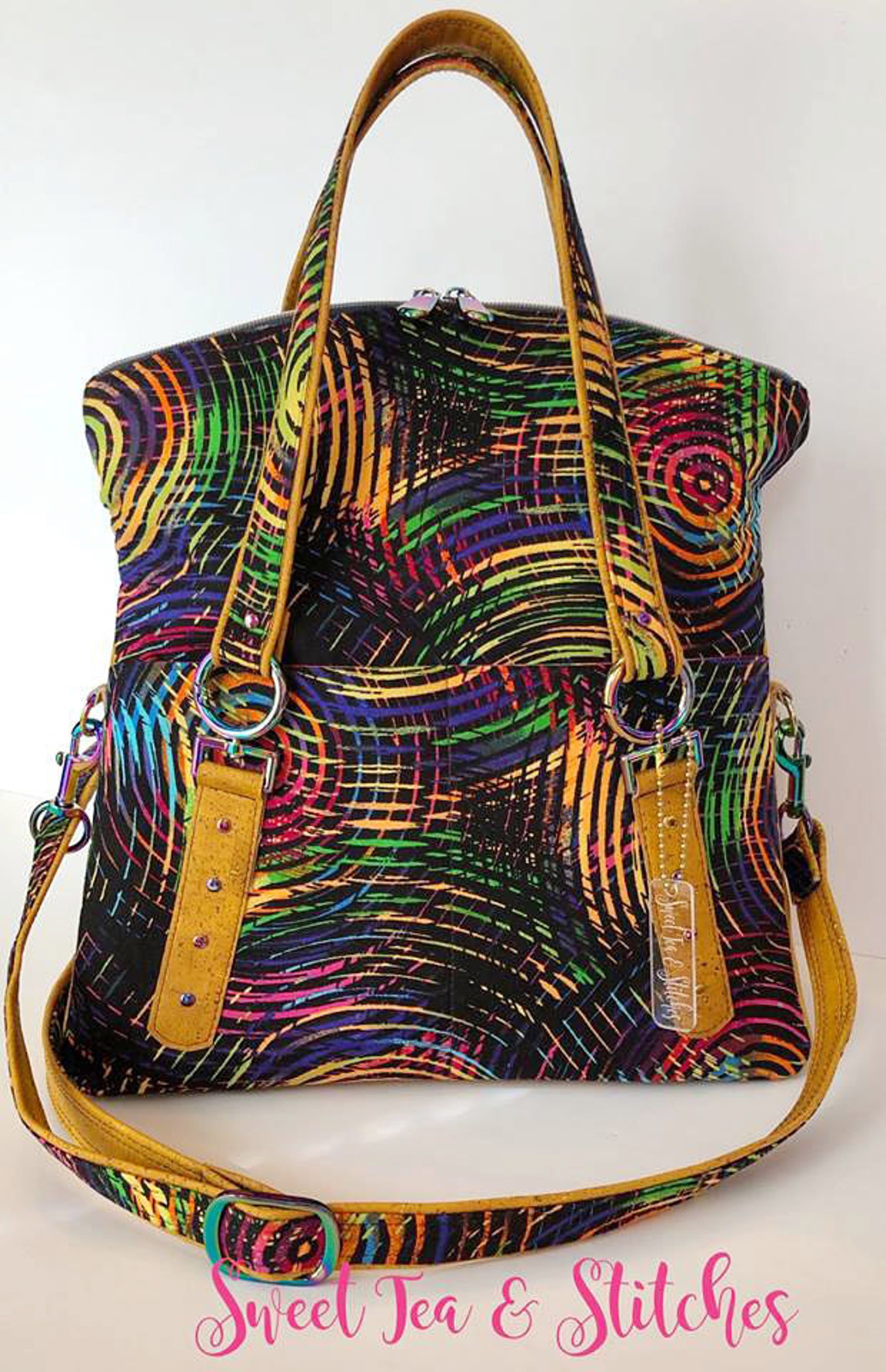 Oveta Fold-over Bag PDF Pattern 2 Ways to Carry RLR Creations - Etsy