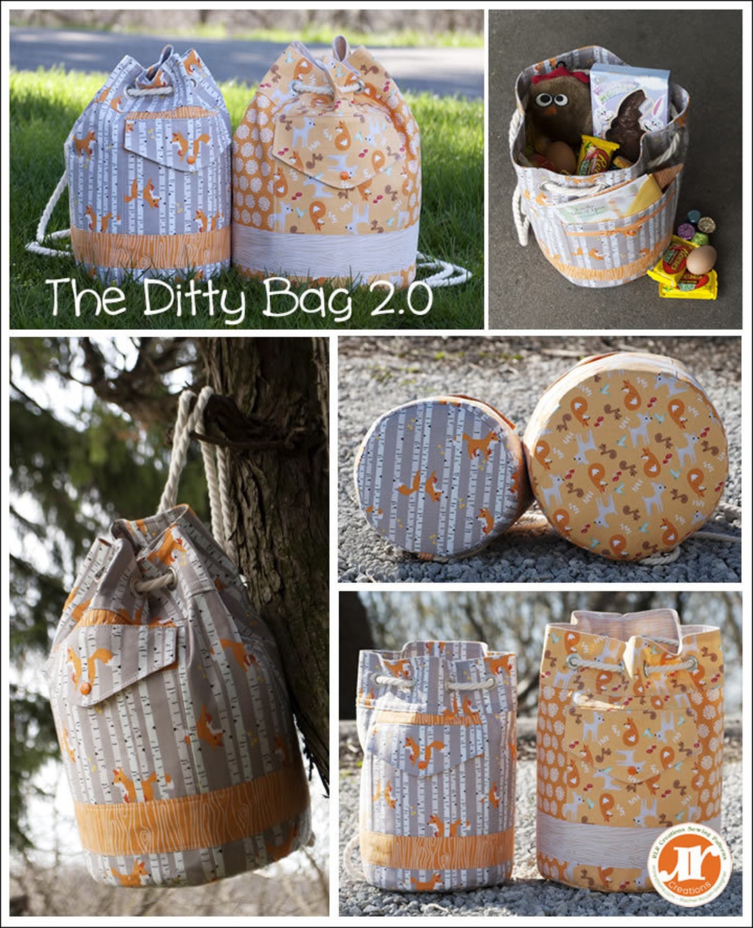 Ditty Bag 2.0 Pattern - the Everything Bag PDF Sewing Pattern Toiletry ...