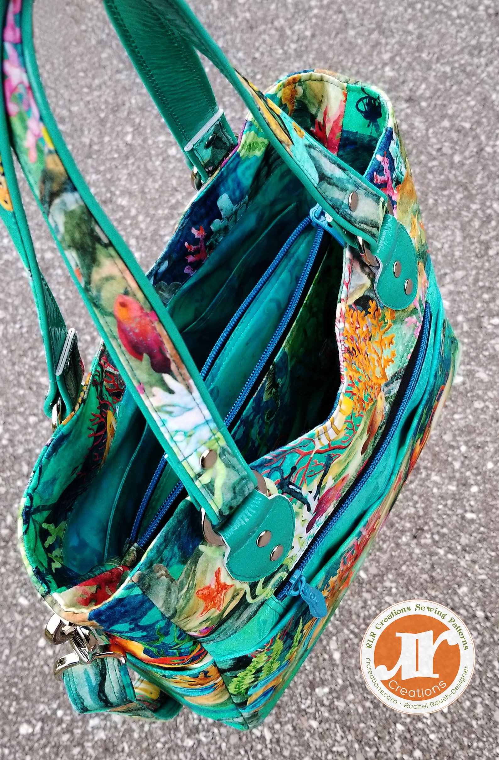 Emilina Handbag With Internal Zipper Pocket Divider PDF - Etsy