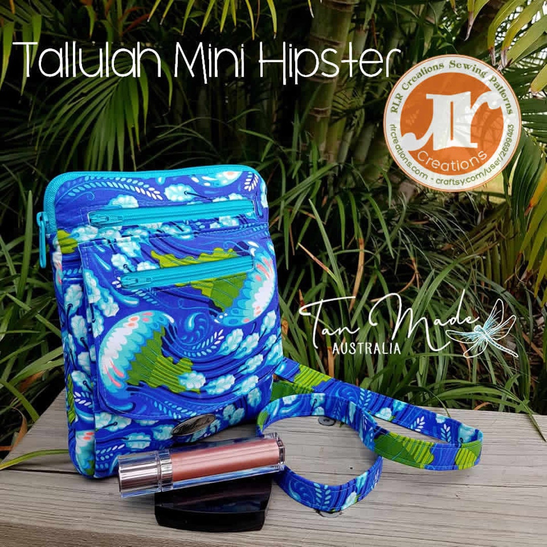 Tallulah Mini Hipster Small Crossbody Bag PDF Pattern- RLR Creations - Etsy