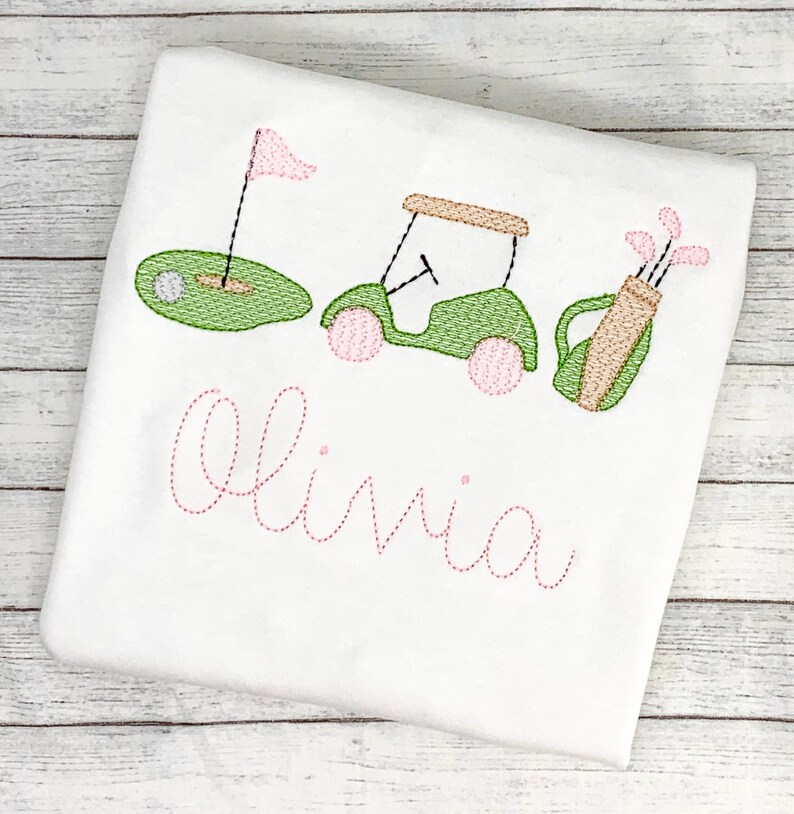 Personalized Golf Shirts for Girls Girl Golf Shirts - Etsy