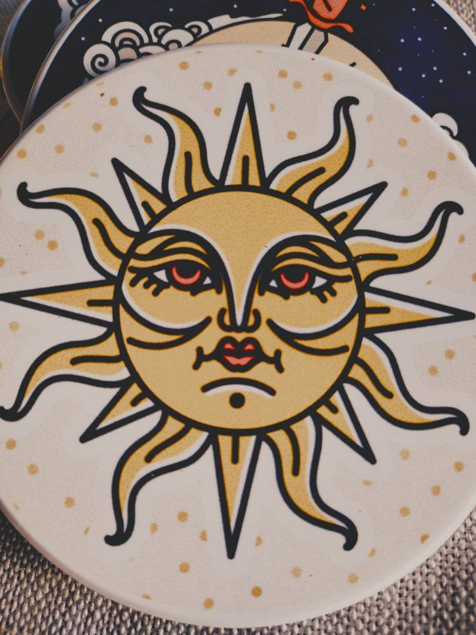 Four Pack Coasters Decorative Coasters Set of 4 3.7 - Etsy