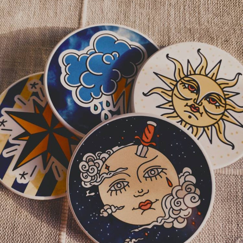 Ceramic Coasters - Etsy