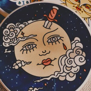 Four Pack Coasters | Decorative Coasters Set of 4 | 3.7" Ceramic ...