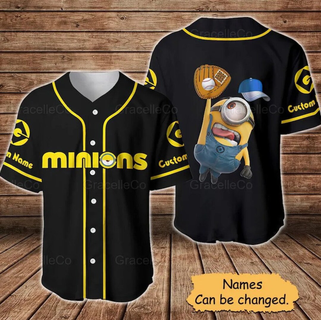 Minions Baseball Jersey Minions Family Baseball Jersey - Etsy