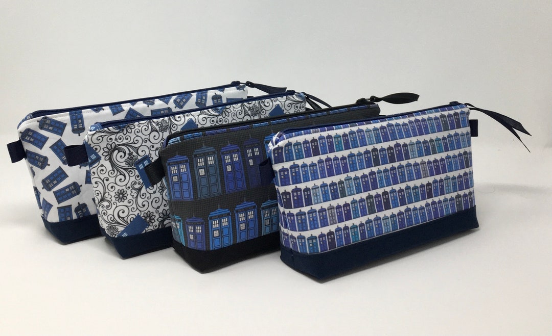 Dr Who Tardis Zipper Pouches Pencil Cases Toiletry Bags Totes - Etsy