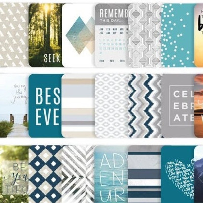 Project Life Cards - Etsy