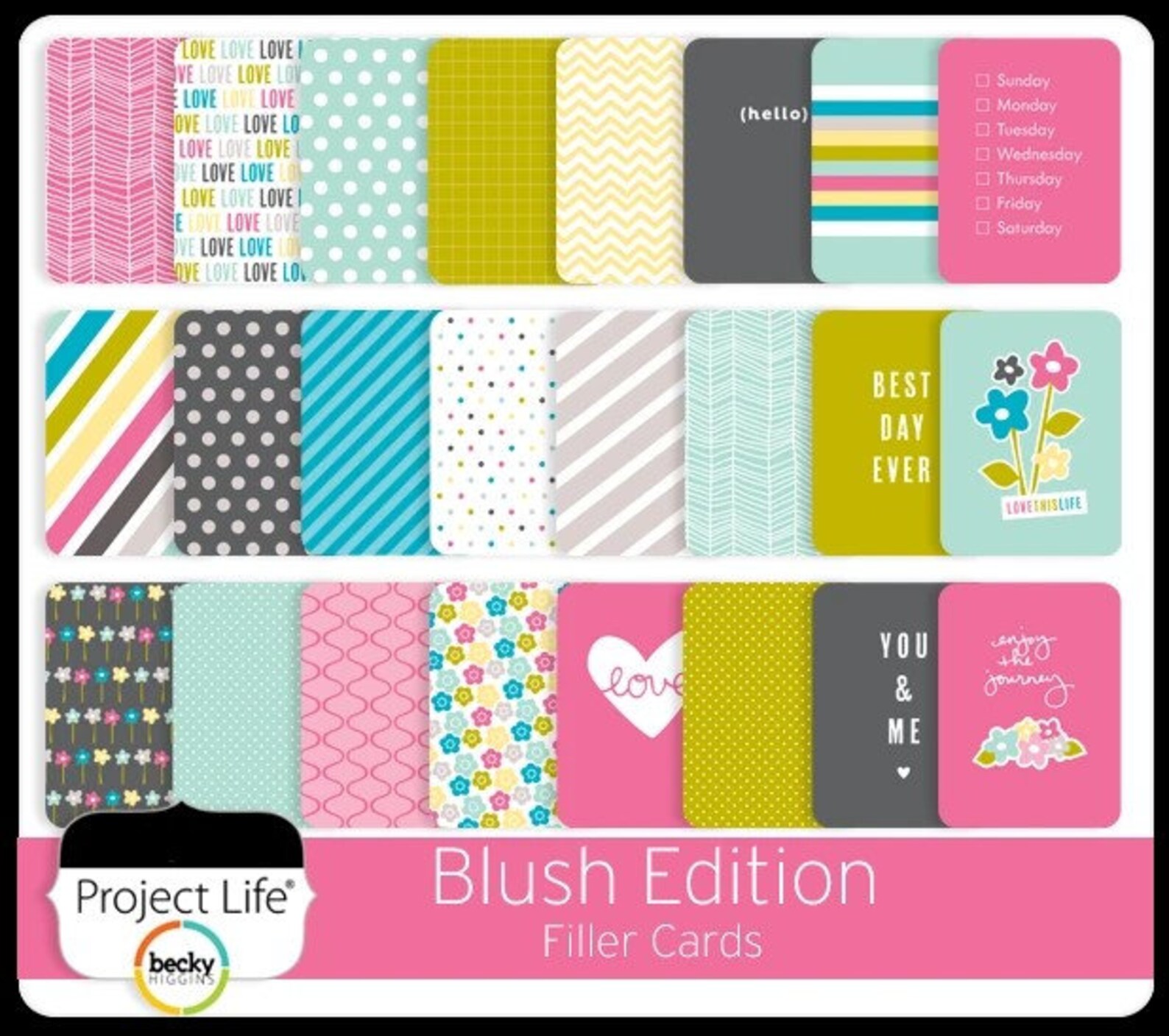 25 3x4 Planner Cards OR 12 4x6 Planner Cards Journal Cards | Etsy