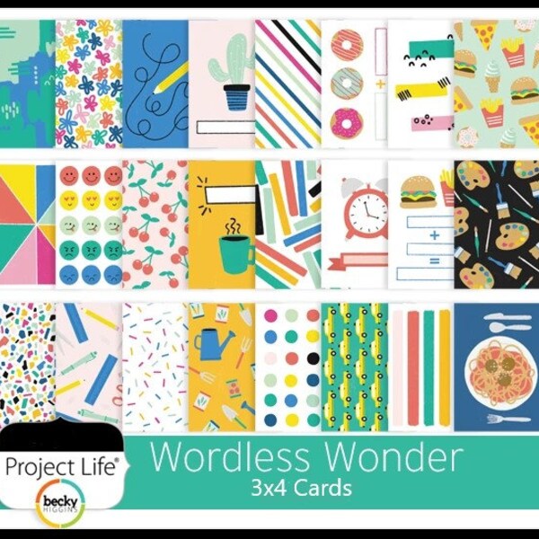 Project Life Cards - Etsy