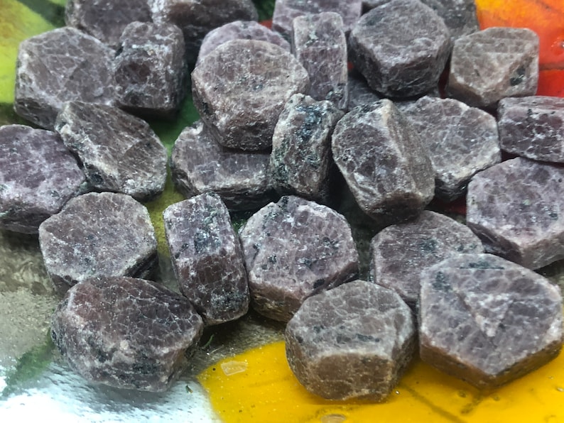 Raw Ruby RR1 Hexagonal Ruby Corundum Natural Ruby Raw - Etsy