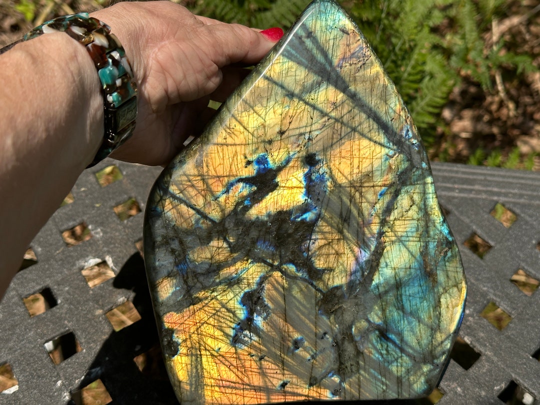 Huge Labradorite Freeform, Stunning Color, Labradorite, Labradorite ...