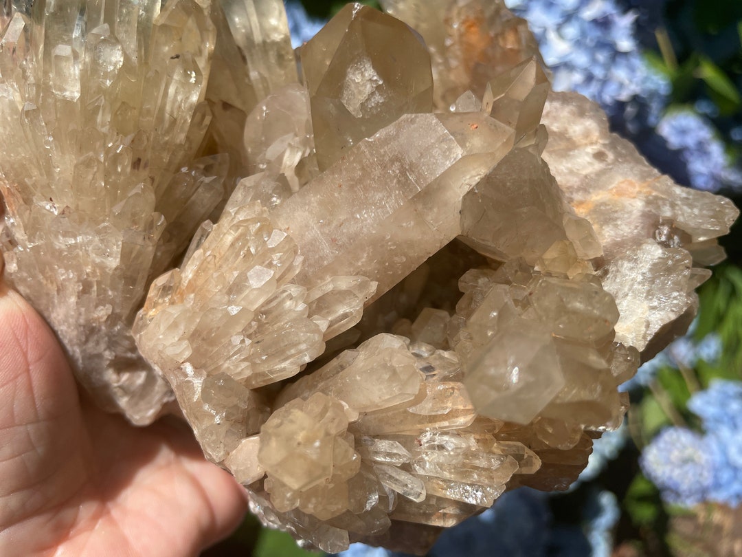 XXL Congo Citrine Cluster, Natural Congo Citrine, Citrine Cluster, CCT6 ...