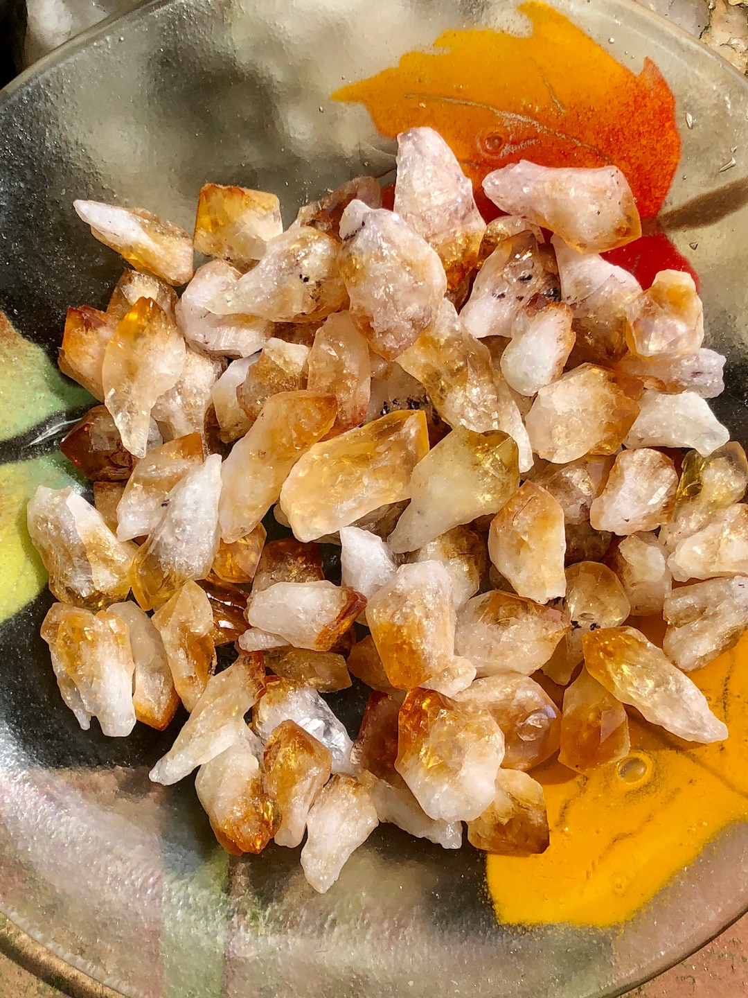 Lot of 5 Sparkly, Clear Citrine Points, CP5, Raw Citrine, Jewelry ...