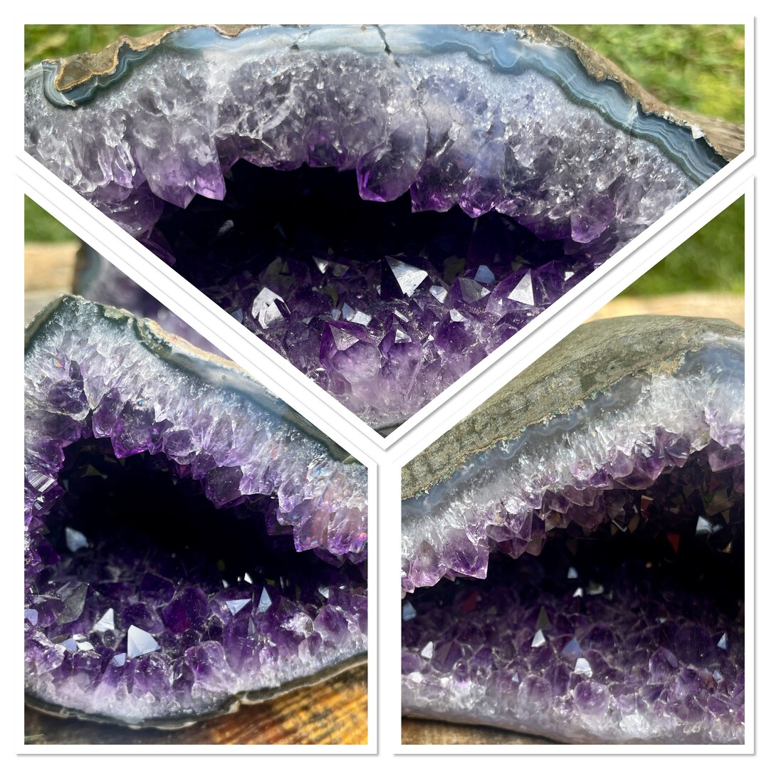 Stunning! Choice of Three Amethyst Geodes From Uruguay, Uruguay ...