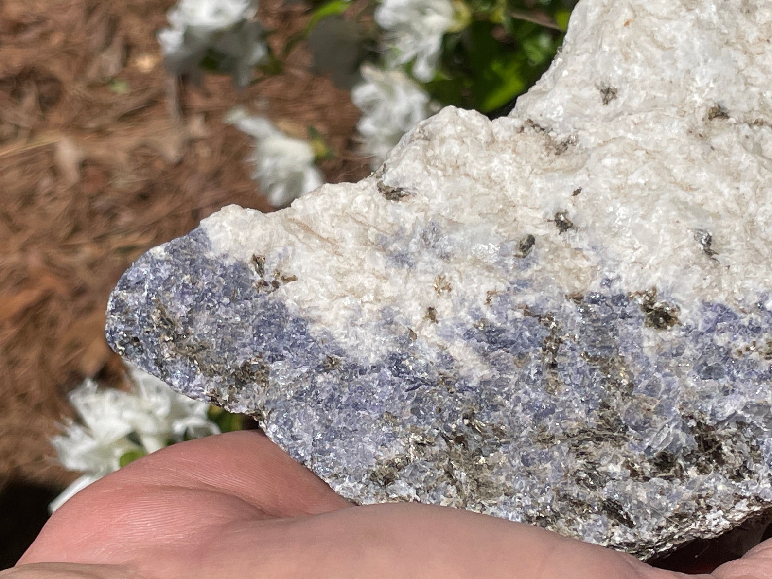 XL Sodalite Stone, Raw Sodalite, SO5/23, With Pyrite & Calcite, Third ...