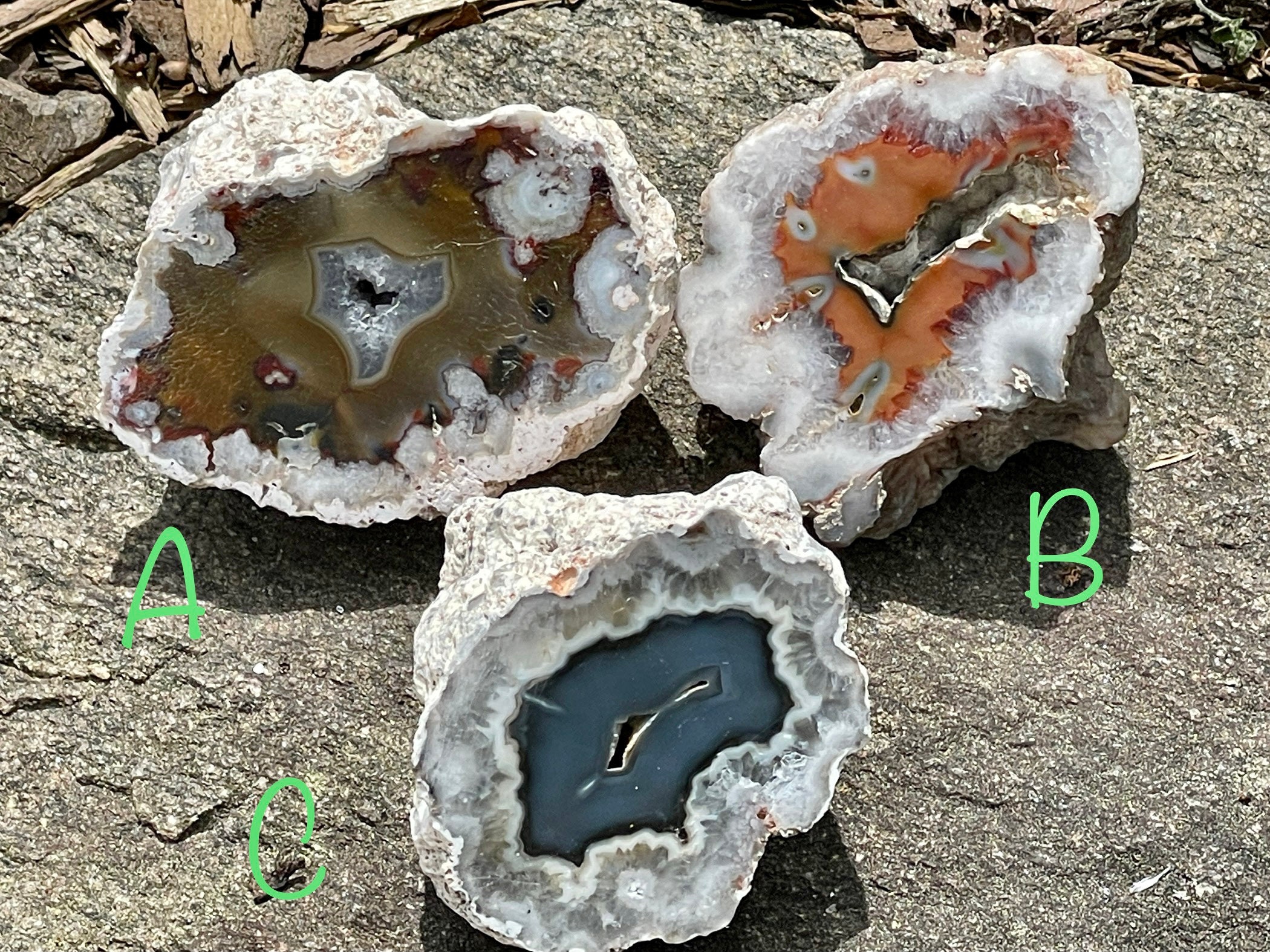 Oco Ocho Geode OO5/18 Geode Druse Geode Druze Agate Geode - Etsy