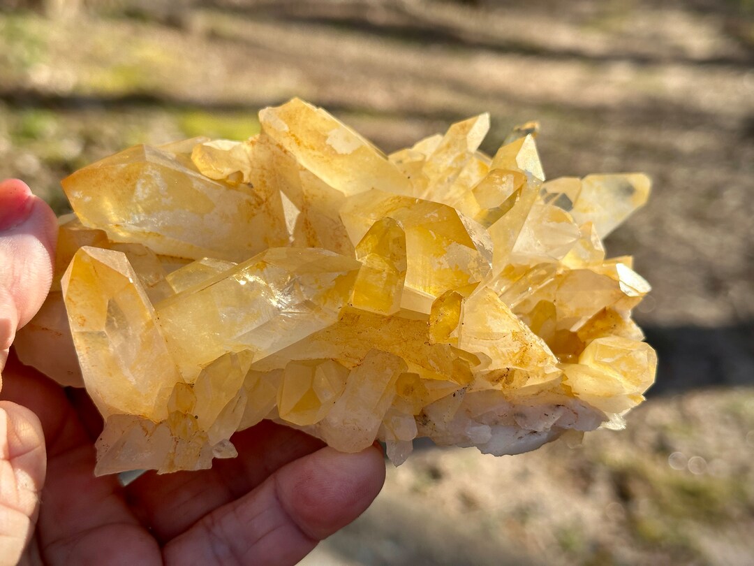 Solaris Quartz Yellow Quartz Arkansas Golden Healer Quartz - Etsy