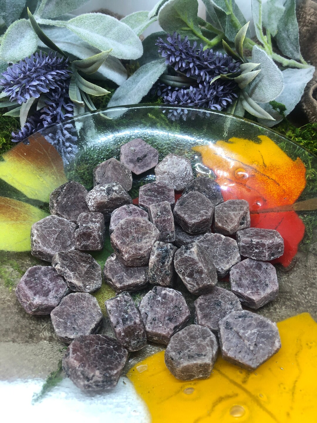 Raw Ruby, RR1, Hexagonal Ruby, Corundum, Natural Ruby, Raw Ruby Hexagon ...