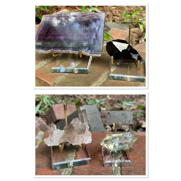 Acrylic Mineral Display Base - Etsy