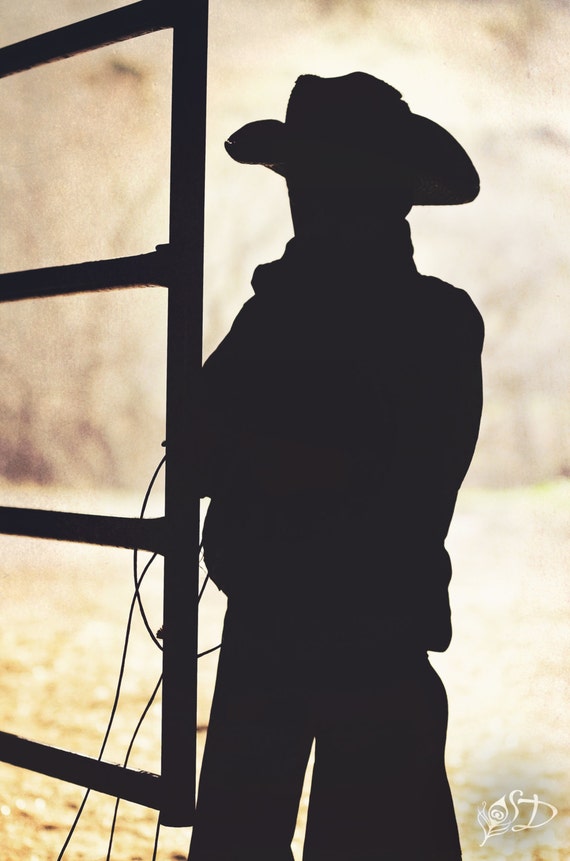 Closing Time Cowboy Buckaroo Silhouette Ranch Photo Fine | Etsy