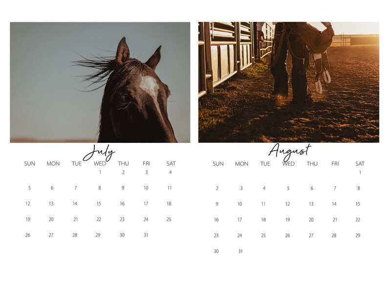 2026 Montana Fine Art Desk Calendar, Rustic, Ranch, Farm, Horse ...