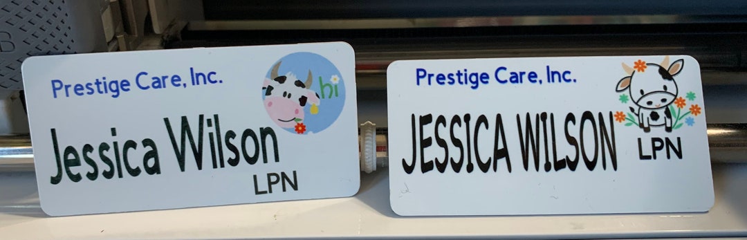Custom Magnetic Name Badges - Etsy