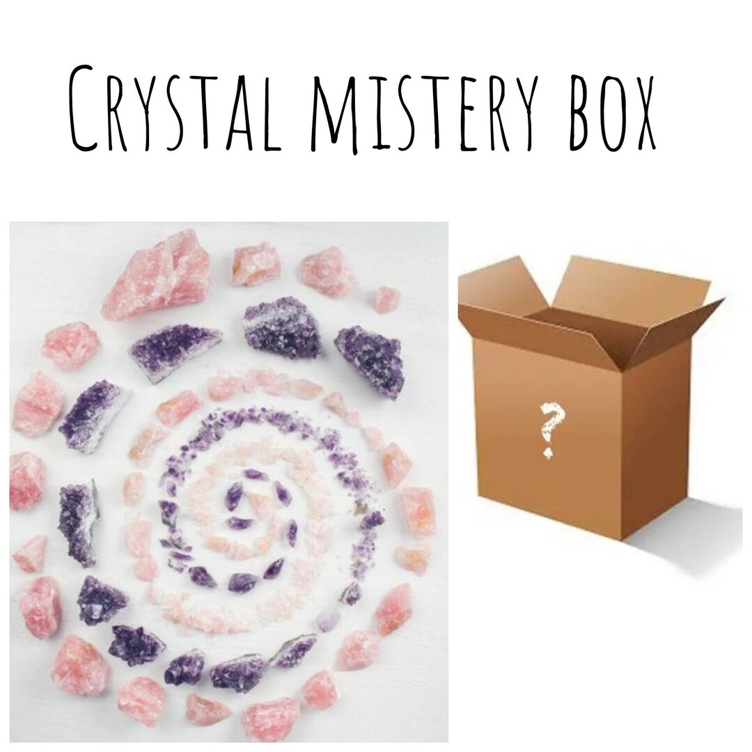 Crystal Mystery Box, Self Care Gift Box, Crystals Kit, Surprise Box - Etsy