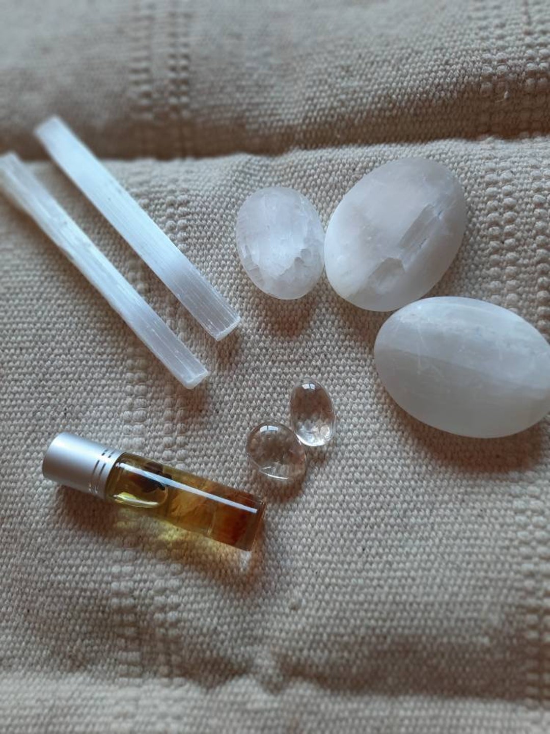 Purity Crystals Kit, Crystals Set, Selenite, Clear Quartz, Blending ...