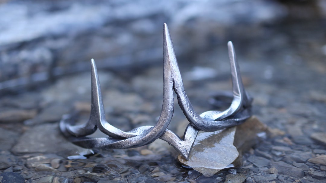 Hand Forged Iron Crown - Etsy