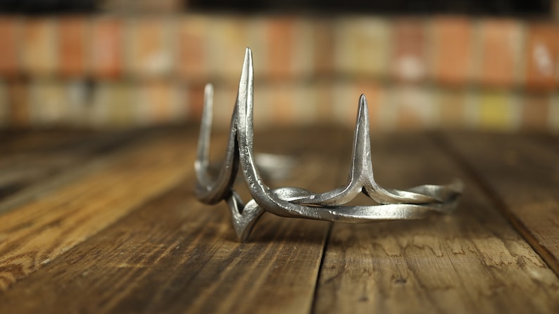 Hand Forged Iron Crown - Etsy