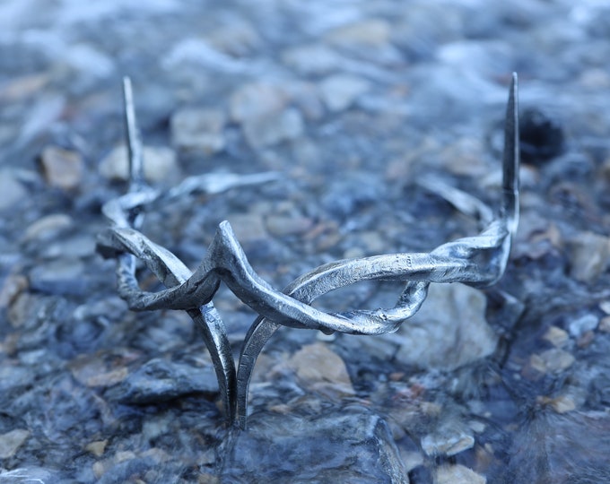 Hand Forged Iron Crown - Etsy