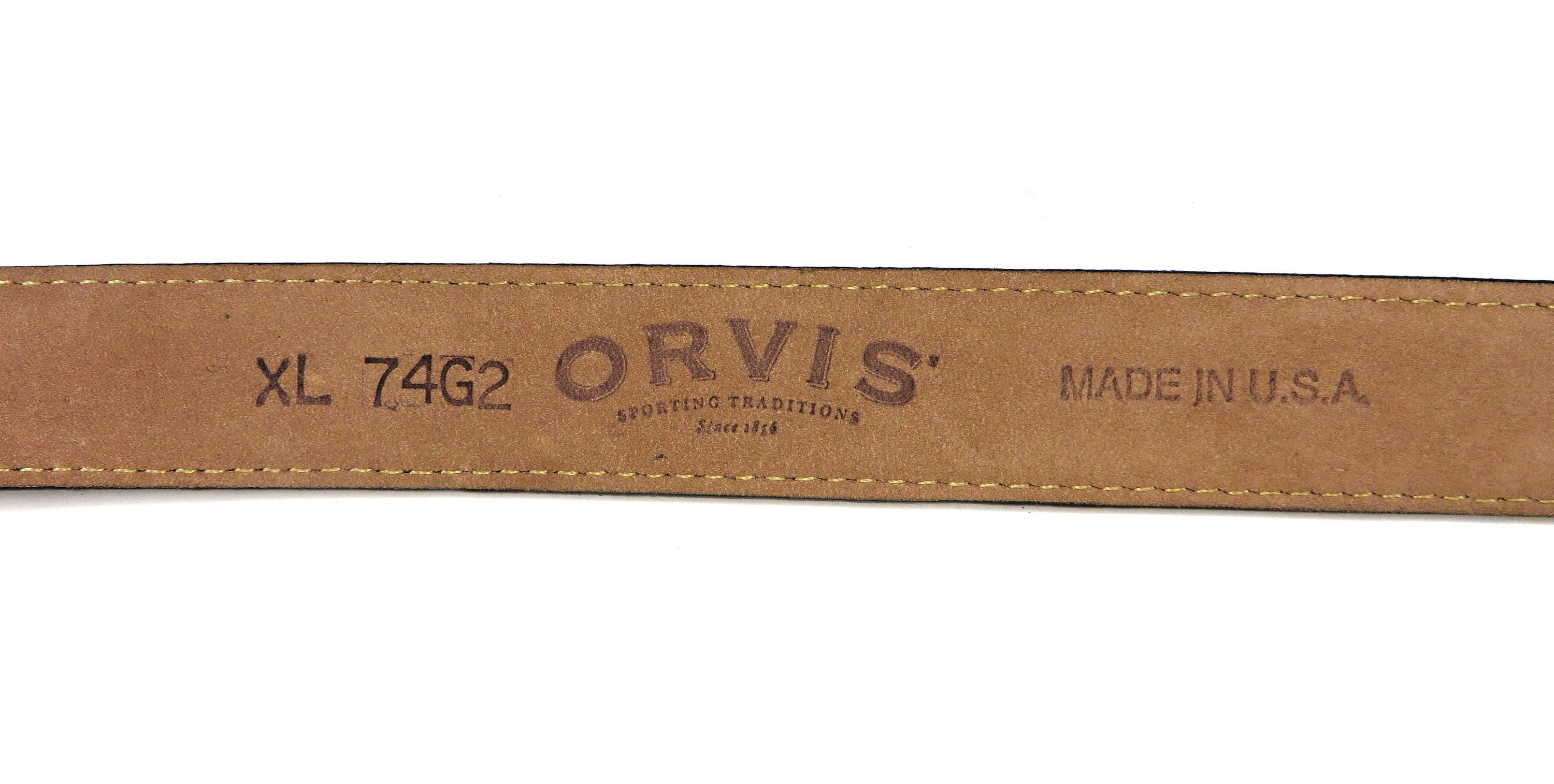New Vintage ORVIS Black Pebble Grain Leather Belt Oval Solid - Etsy