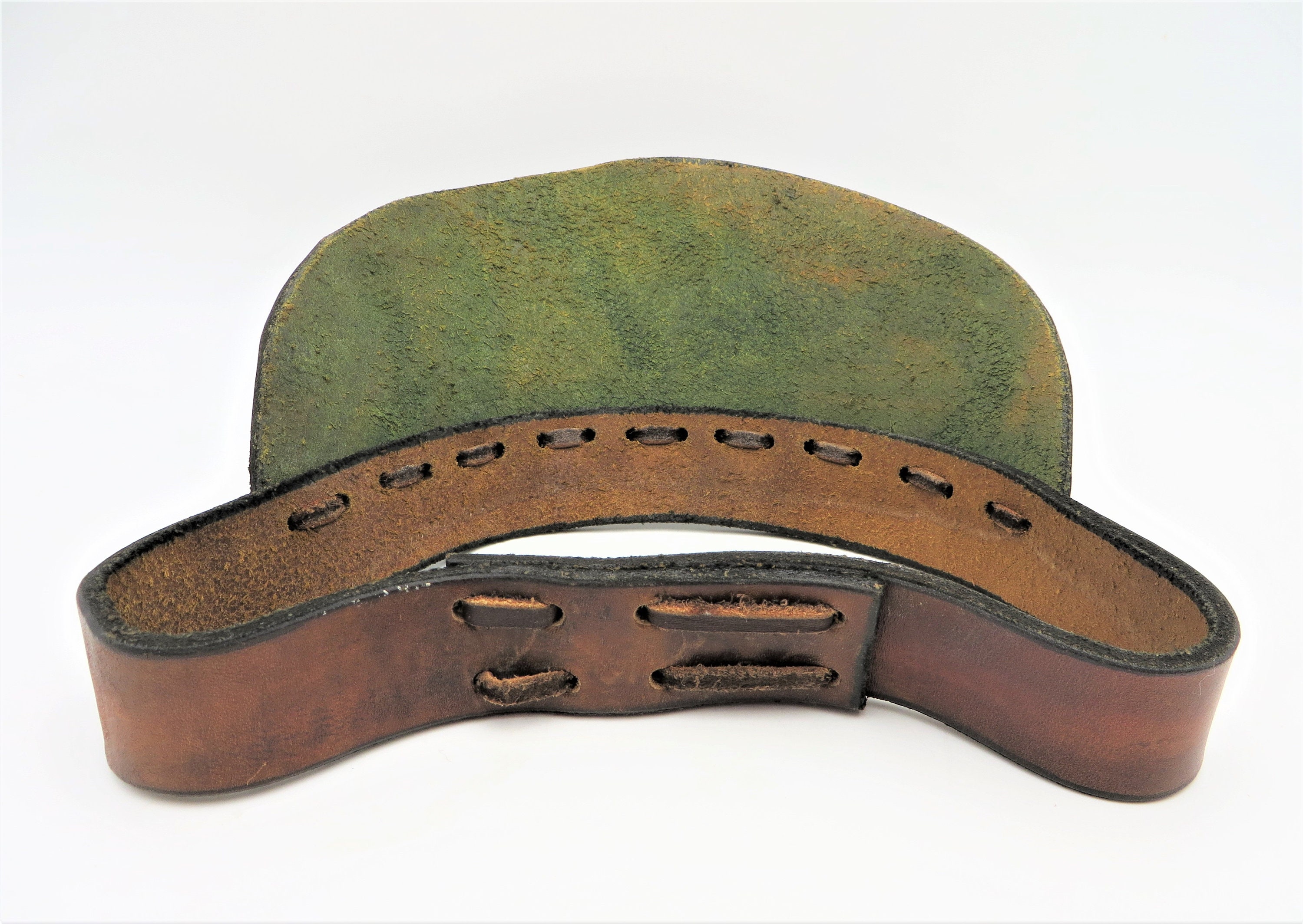 RARE! 1970s Iconic KEEP on TRUCKIN' Hand Tooled Leather Visor ...