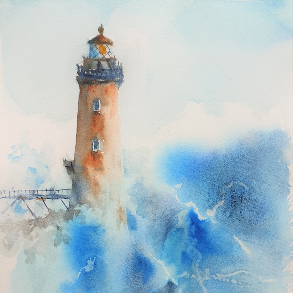 Lighthouse Artwork - Etsy