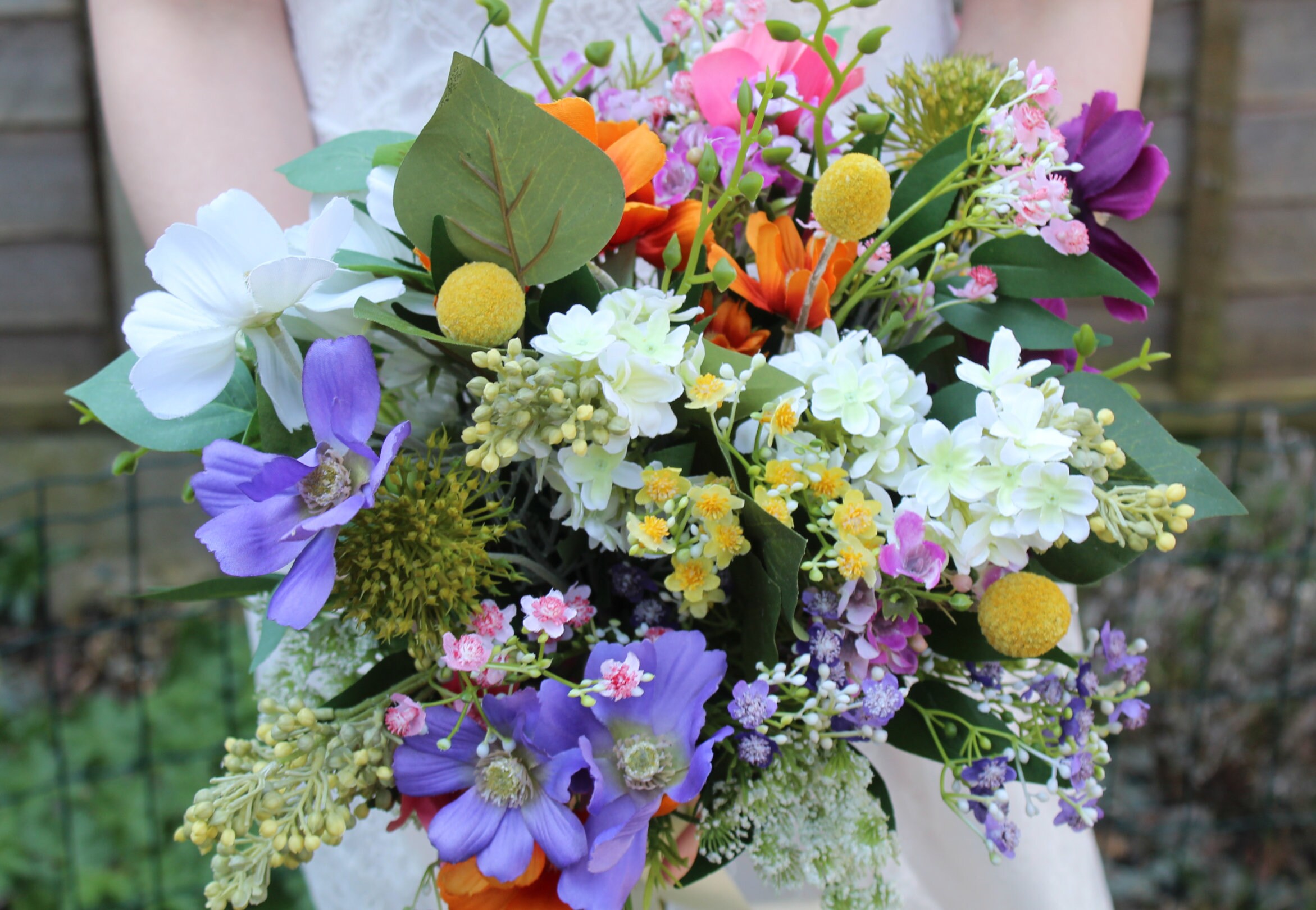 Bloom Artificial Spring Wedding Flower Bouquet-artificial Pink - Etsy UK