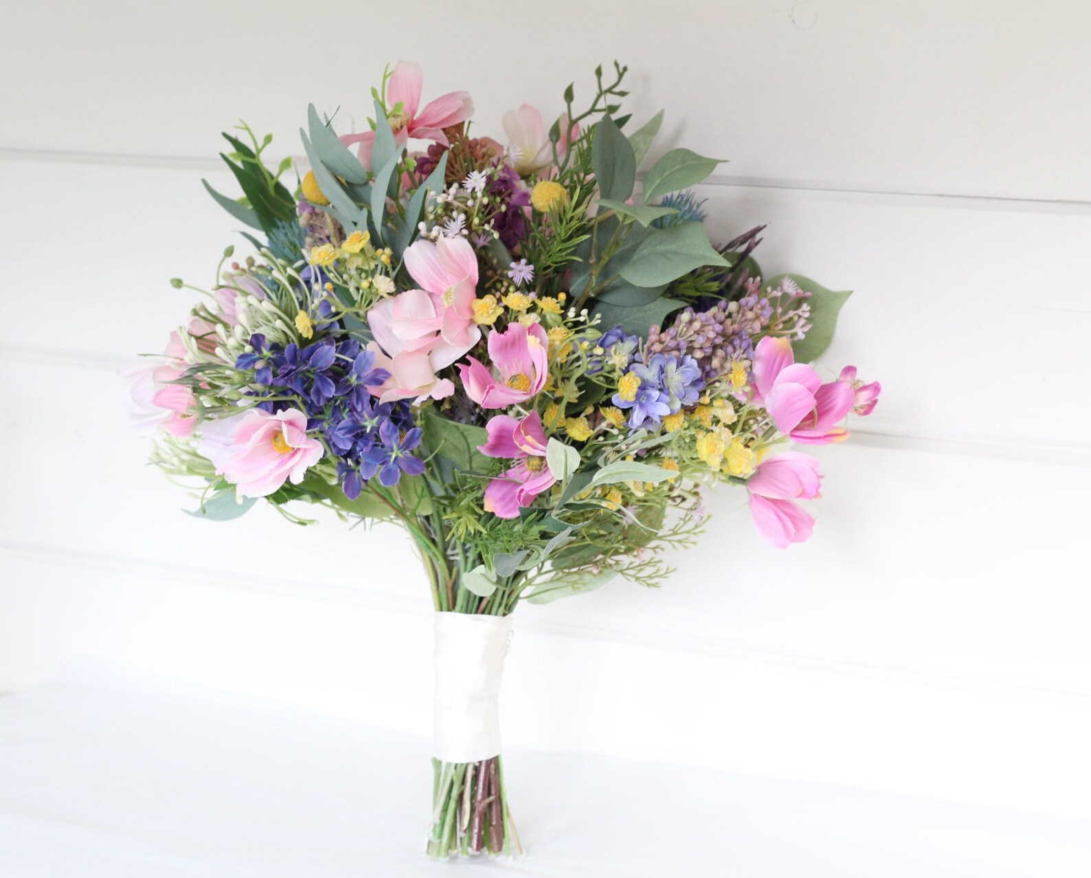Bloom Artificial Spring Wedding Flower Bouquet Artificial - Etsy