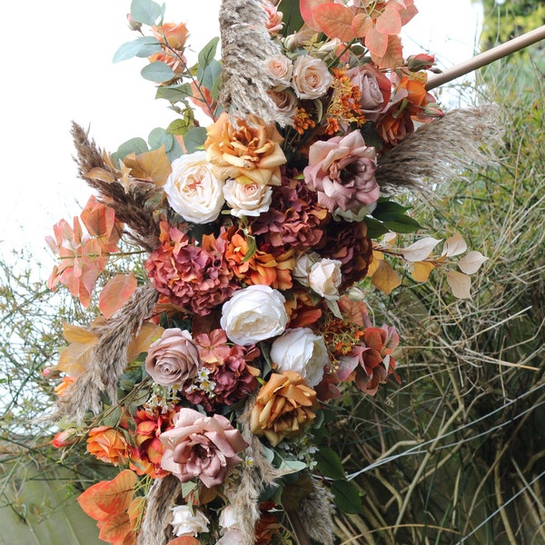 Terracotta Cream Arch Arrangement - Etsy